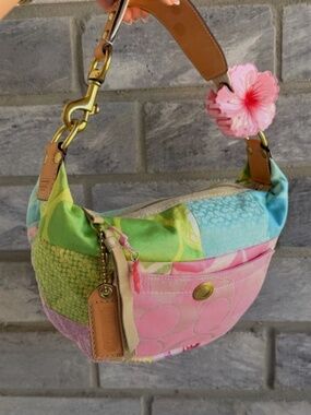 Coach | Bags | Coach Hamptons Pastel Patchwork Hobo Shoulder Bag Y2k ...